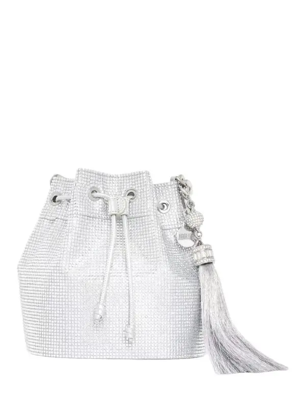 Judith Leiber Piper Crystal-embellished Tassel Tote Bag - Silver
