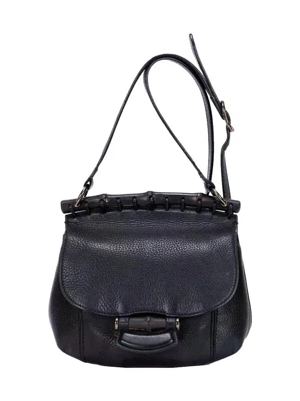 Gucci Bamboo Nouveau Shoulder Bag - Black