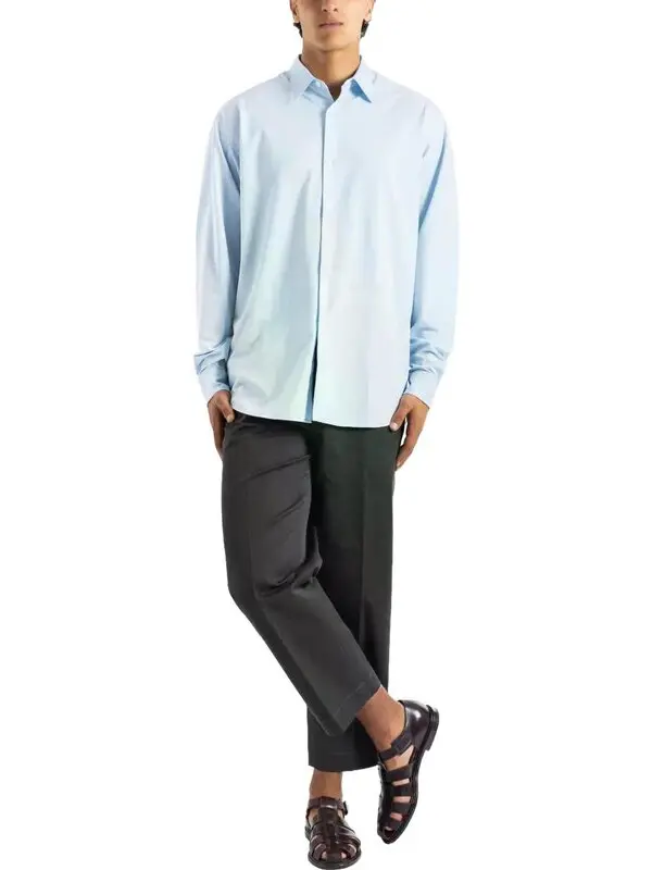 KANEMASA PHIL Modest Oversized Shirt - Blue