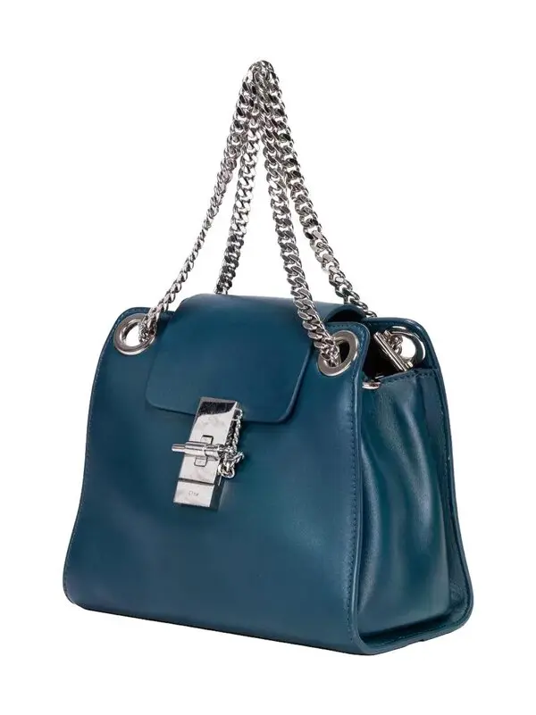 Chloé Annie Chain Shoulder Bag - Blue