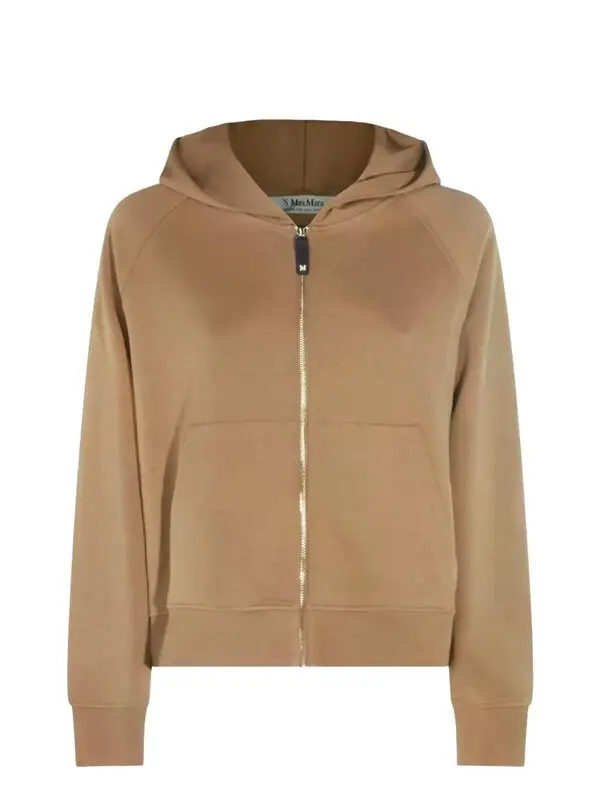 Max Mara Zip-up Hoodie - Neutrals