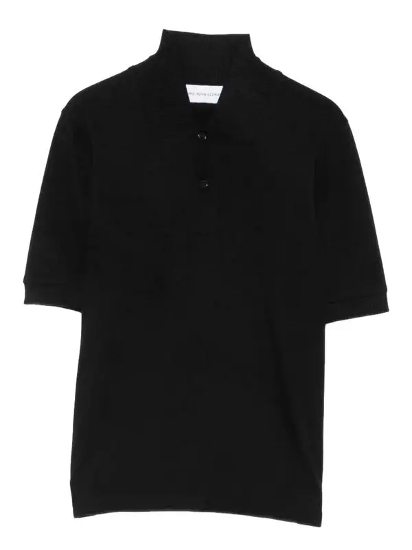 Marie Adam-Leenaerdt Piqué Polo Shirt - Black