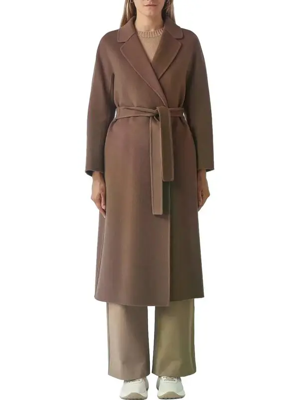 Max Mara Esturia Belted Coat - Brown