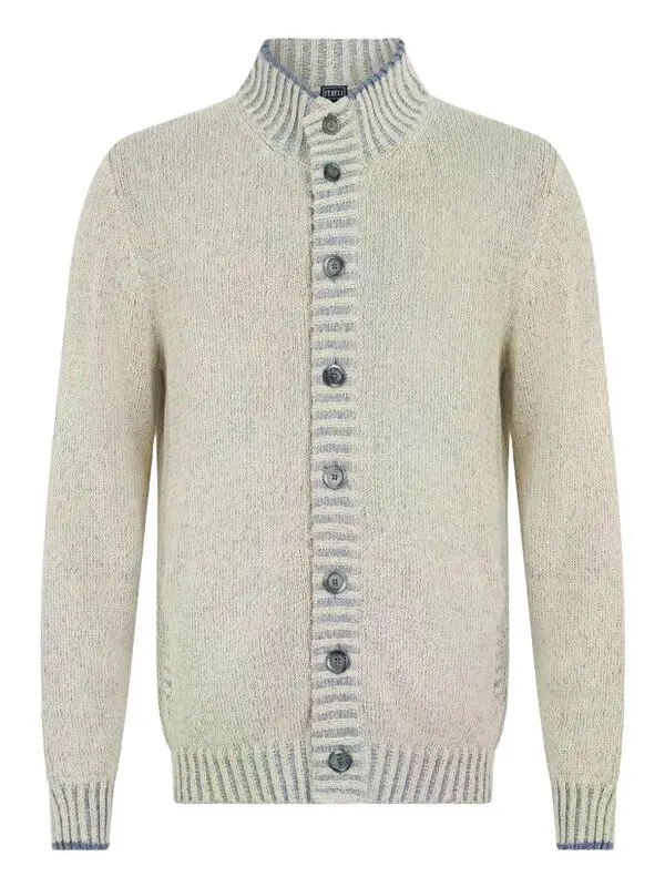 Fedeli Button-up Cardigan - Neutrals