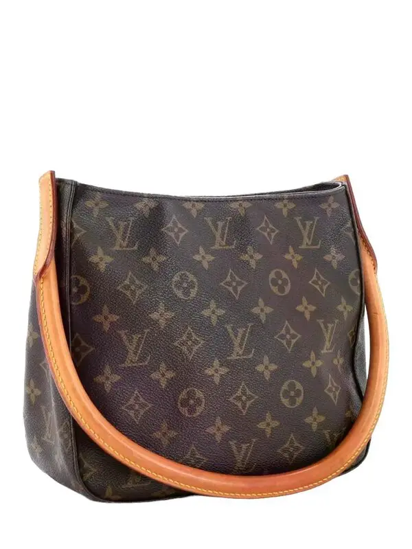 LOUIS VUITTON Monogram Canvas Mm Satchel Handbag - Brown