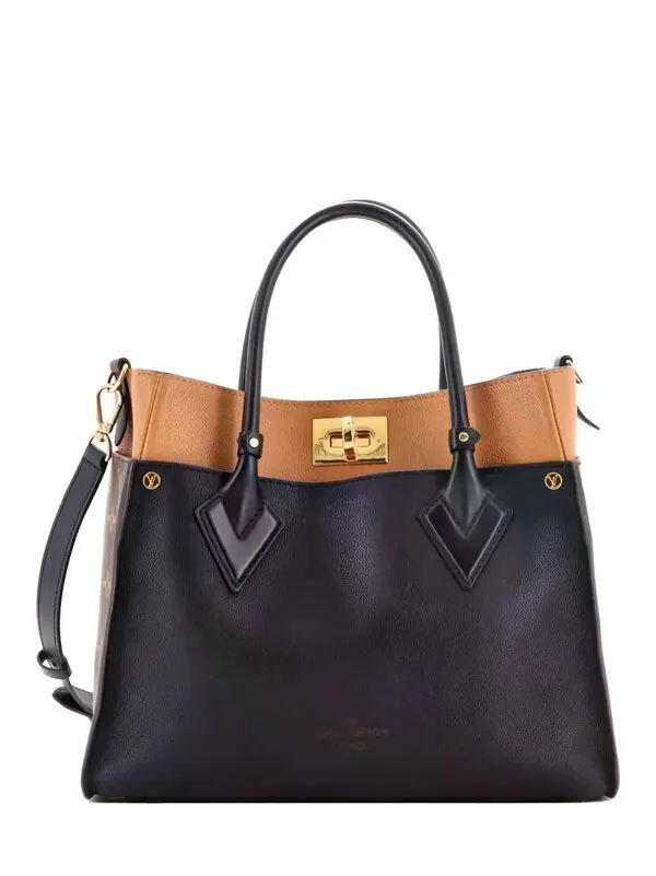 LOUIS VUITTON On My Side Tote Bag In Monogram Canvas And Leather - Black