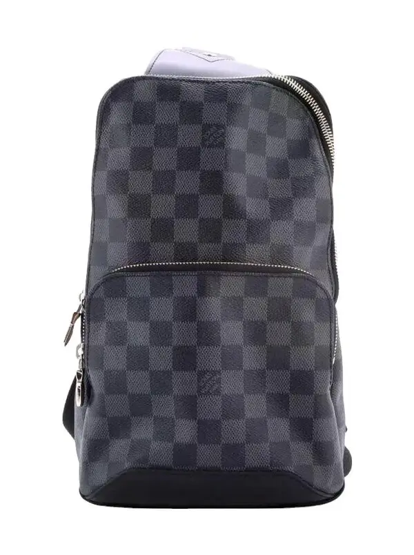 LOUIS VUITTON Avenue Sling Bag Damier Graphite - Black