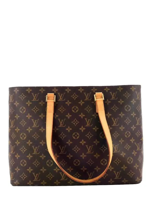 LOUIS VUITTON Monogram Canvas Luco Tote Bag - Brown