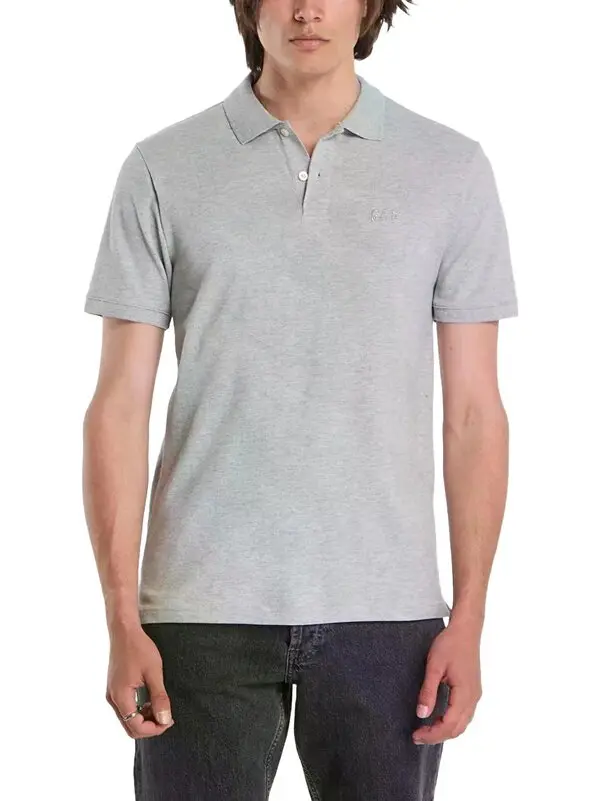 Gap Logo-embroidered Polo Shirt - Grey