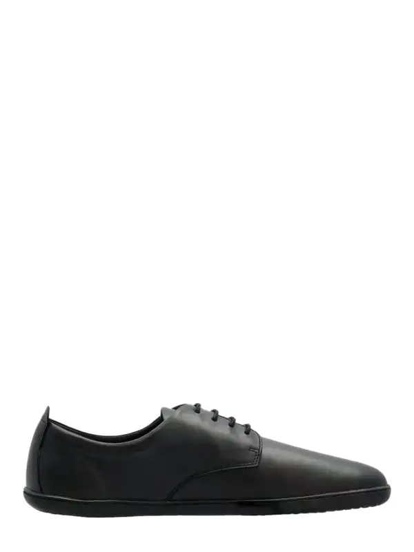 GROUNDIES Lace-up Leather Sneakers - Black