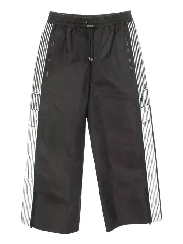 Dior Track Pants With Side Stripe Detail - Black