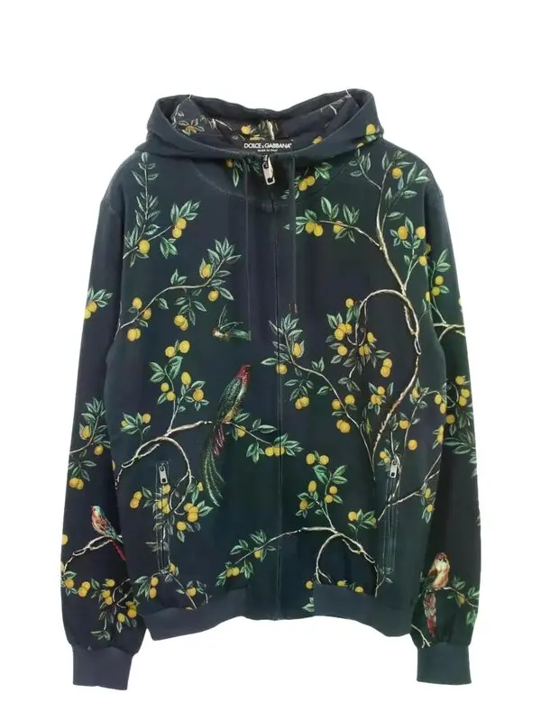 Dolce & Gabbana Zip-up Hoodie - Blue