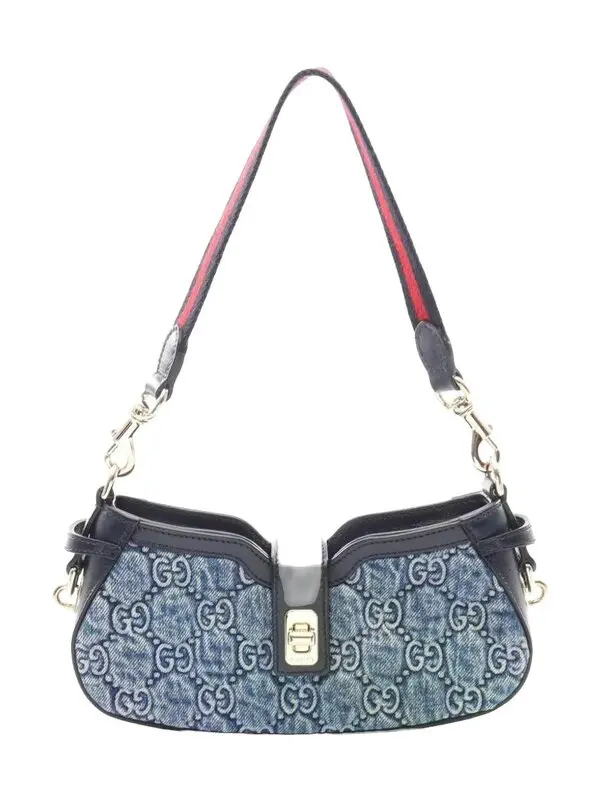 Gucci Gg Moon Side Shoulder Bag - Blue