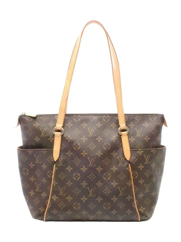 LOUIS VUITTON Monogram Canvas Tote Bag - Brown