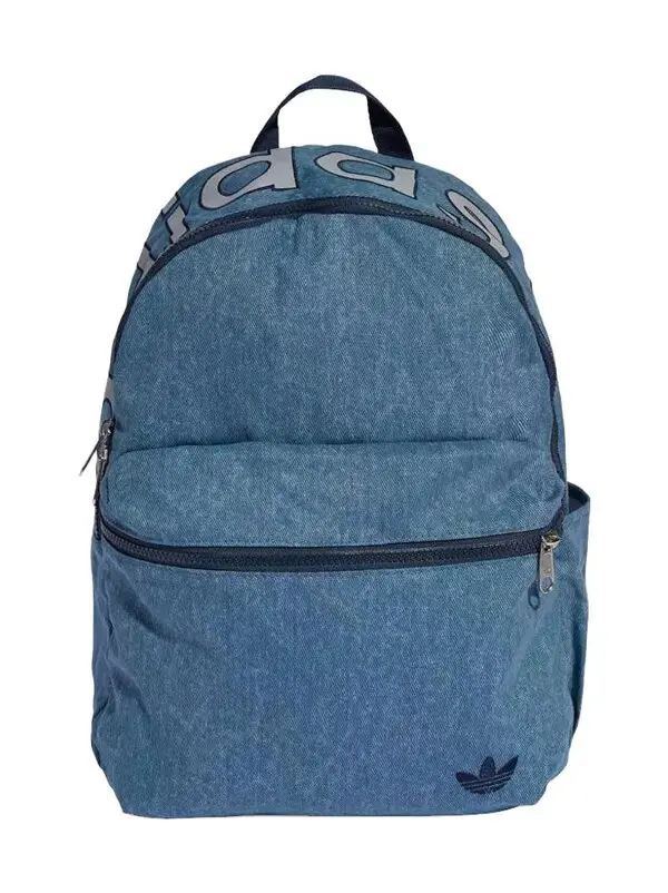 Adidas Logo Print Backpack - Blue