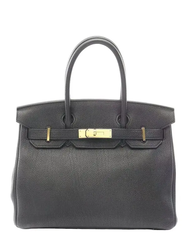 Hermès Birkin 30 Togo Leather Tote Bag - Black