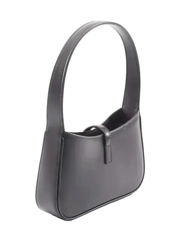 Saint Laurent Le 5 À 7 Leather Shoulder Bag - Black
