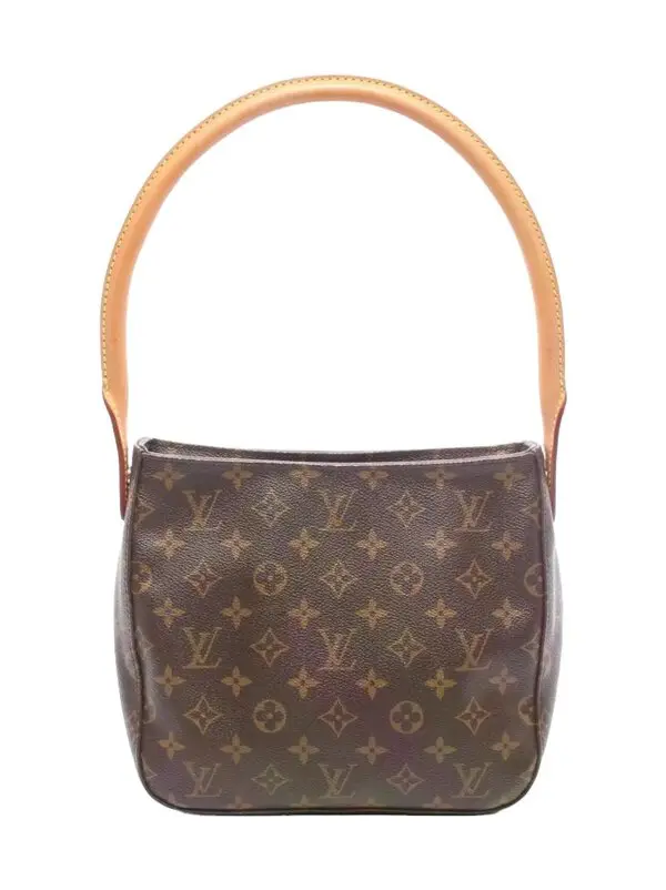 LOUIS VUITTON Monogram Canvas Looping Tote Bag - Brown