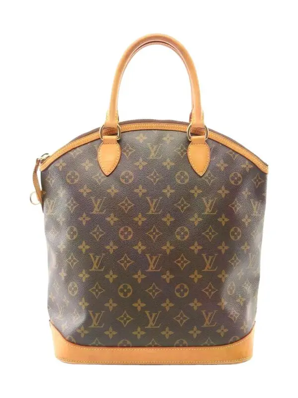 LOUIS VUITTON Lockit Vertical Monogram Canvas Tote Bag - Brown