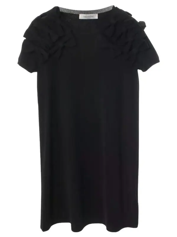 Valentino Garavani Ribbon Knit Dress - Black