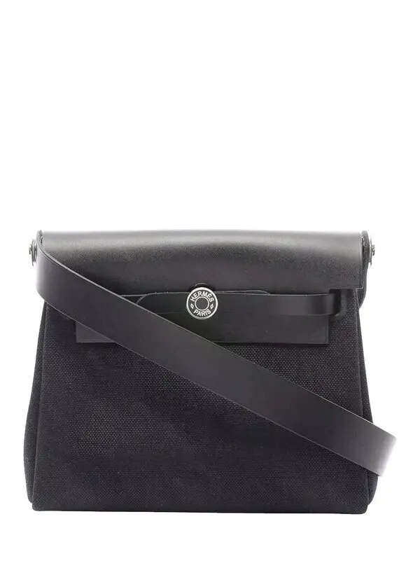 Hermès Herbag Zip 20 Bag - Black