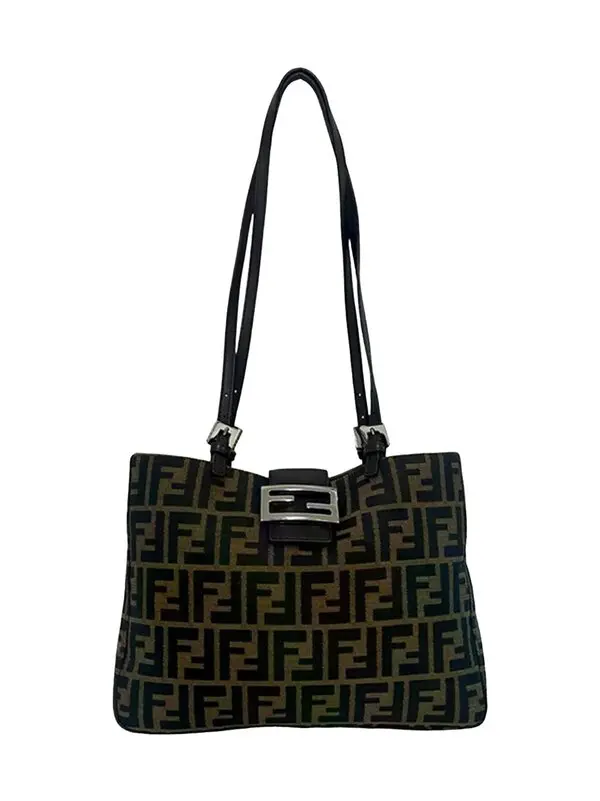 Fendi Zucca Canvas Tote Bag - Brown