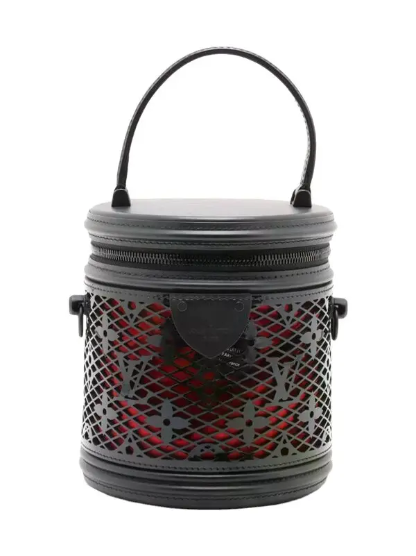 LOUIS VUITTON Cannes Vanity Bag In Monogram Lace - Black