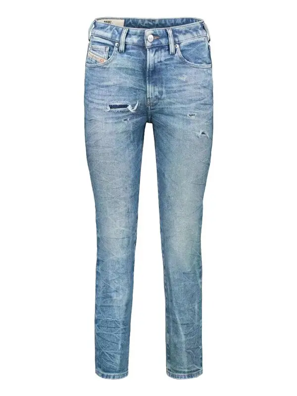 DIESEL® Distressed Finish Jeans - Blue