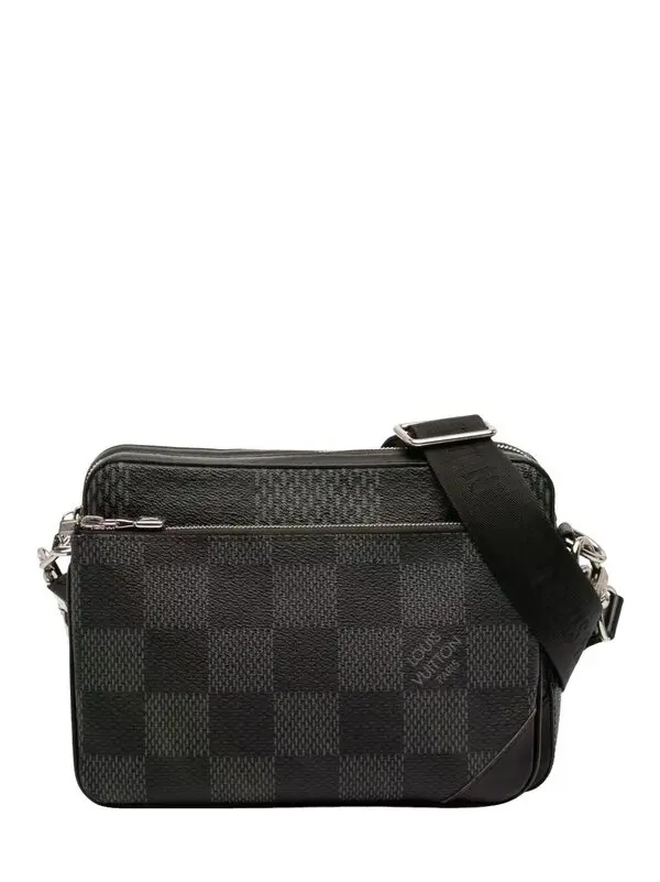 LOUIS VUITTON Damier Graphite 3d Trio Messenger Bag - Black