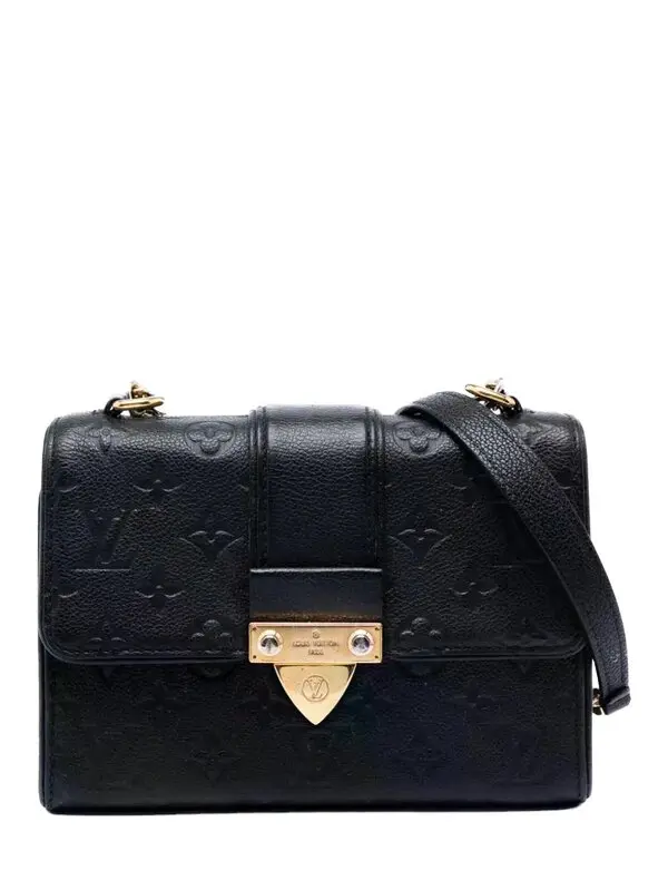 LOUIS VUITTON Saint Sulpice Bb Monogram Empreinte Crossbody Bag - Black