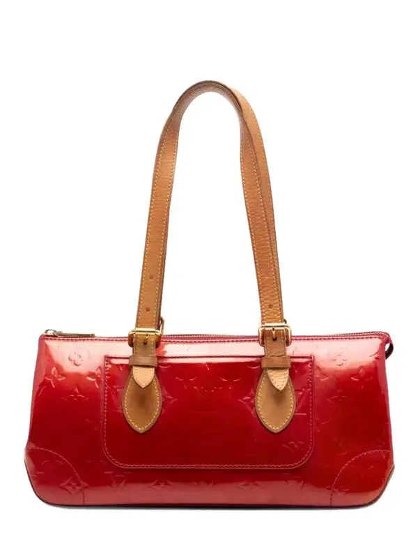 LOUIS VUITTON Monogram Vernis Rosewood Avenue Shoulder Bag - Red