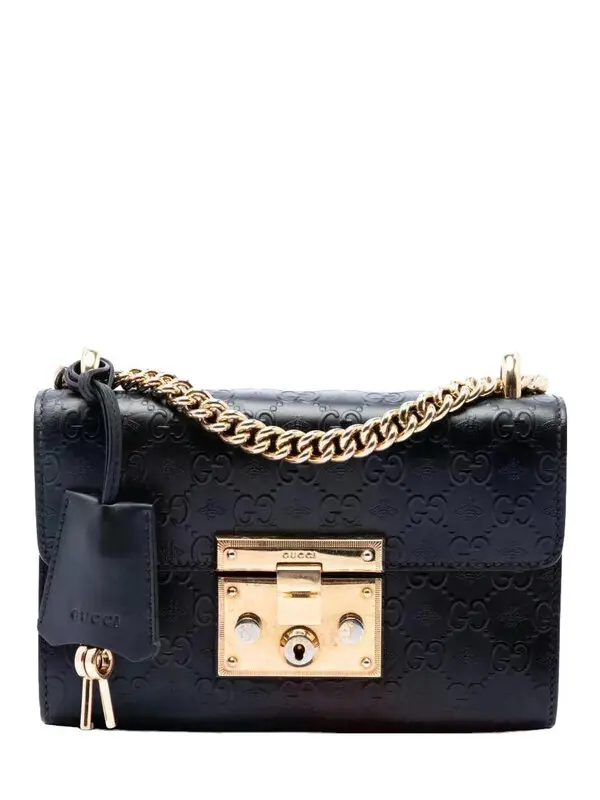Gucci Small Padlock Crossbody Bag - Black