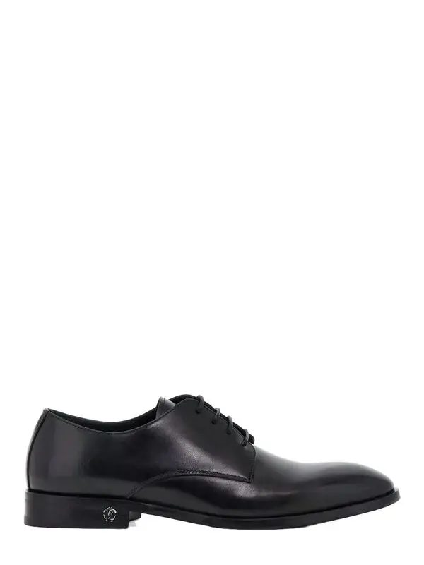 Roberto Cavalli Logo-plaque Loafers - Black