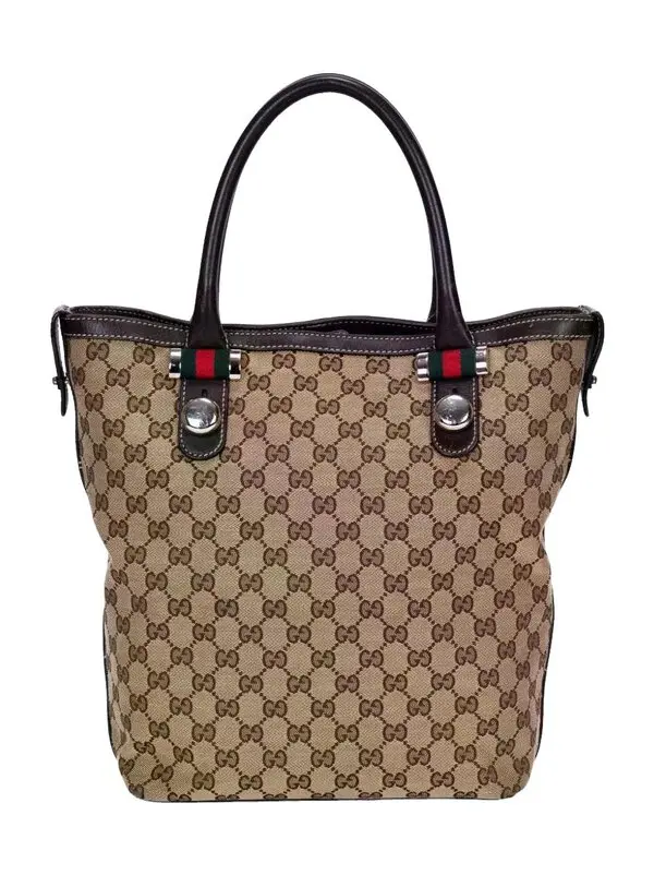 Gucci Sherry Gg Supreme Canvas Tote Bag - Neutrals
