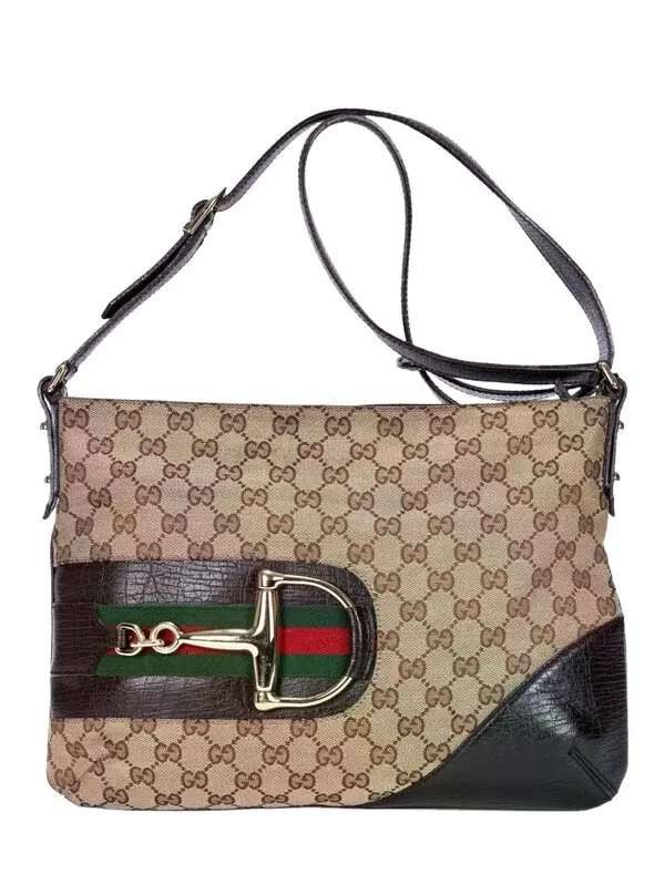 Gucci Horsebit Crossbody Bag - Neutrals