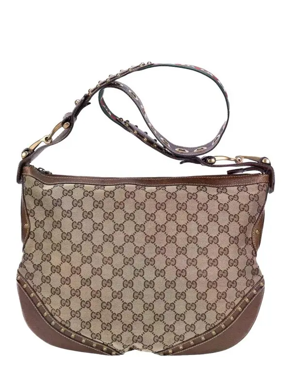 Gucci Pelham Gg Canvas Shoulder Bag - Neutrals