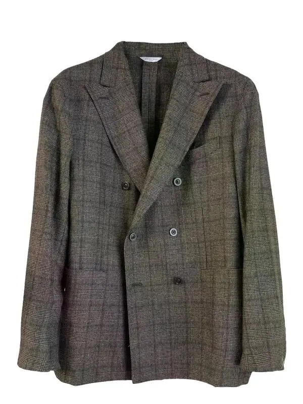 Boglioli Double-breasted Suit Jacket - Brown