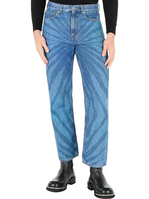 Roberto Cavalli Five-pocket Straight-leg Jeans - Blue