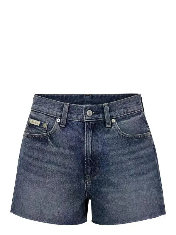 Calvin Klein Relaxed Fit Denim Shorts - Blue