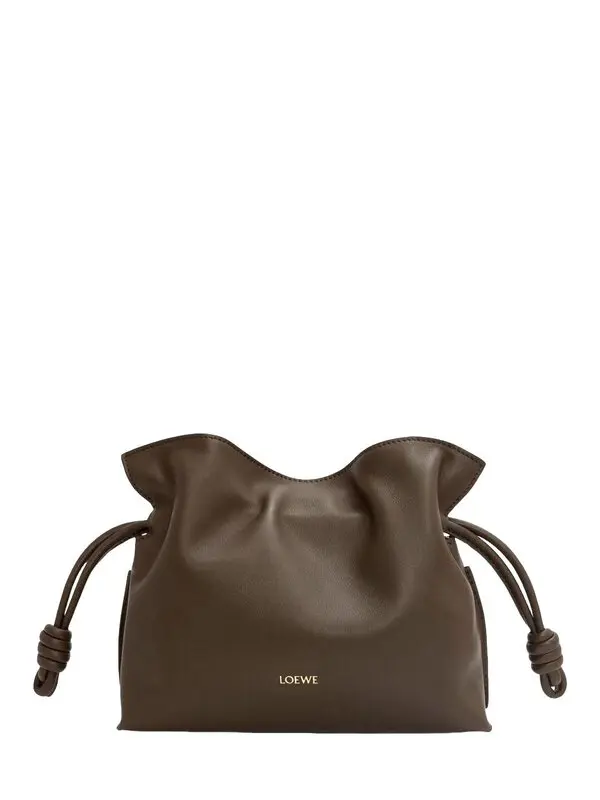 Loewe Mini Flamenco Clutch - Chocolate