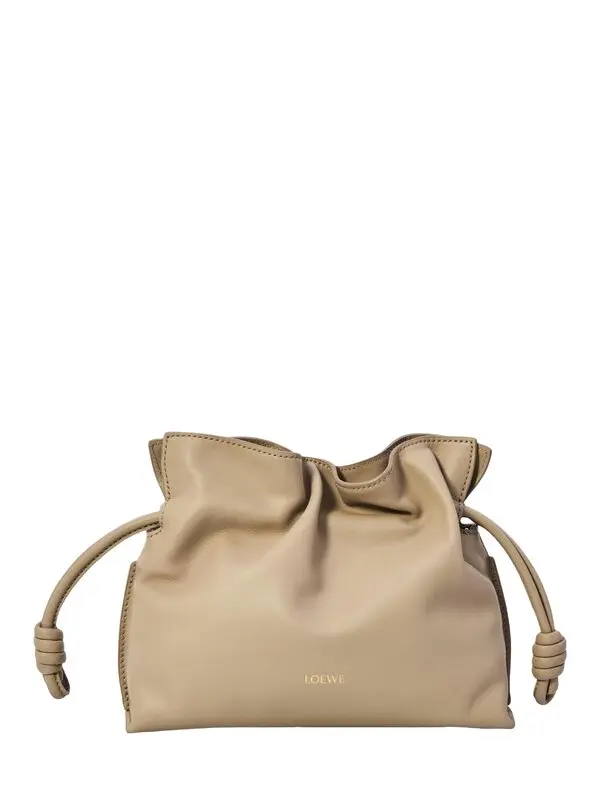 Loewe Mini Flamenco Clutch - Sand