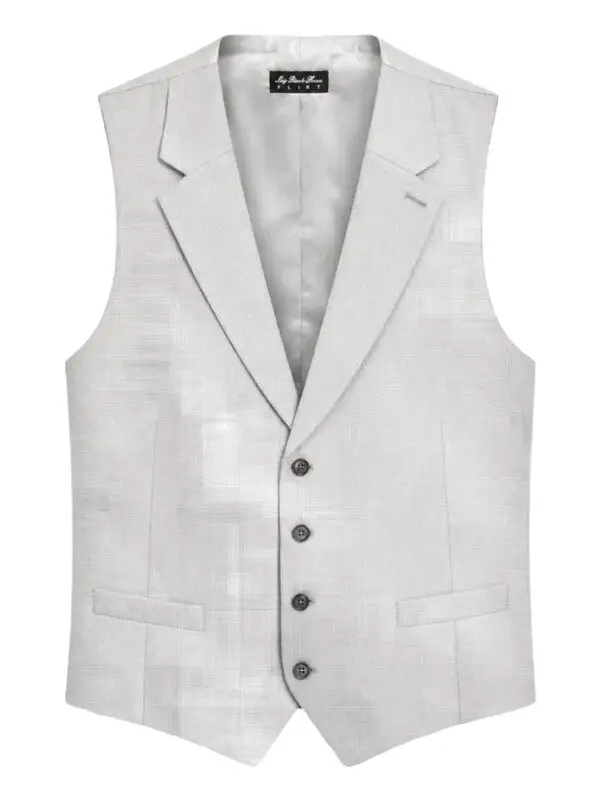 LUIGI BIANCHI MANTOVA Sleeveless Waistcoat - Grey