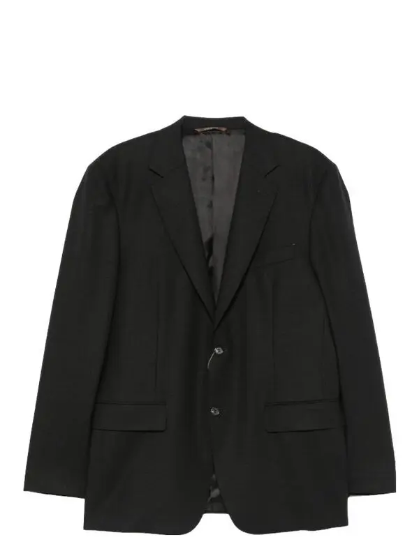 Canali Long-sleeve Blazer - Black
