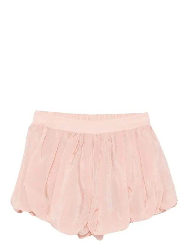 THE FRANKIE SHOP Elasticated Waist Pleated Shorts - Pink