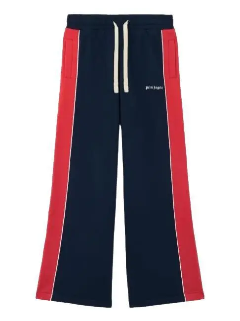 Palm Angels Classic Logo Wide-leg Track Pants - Black