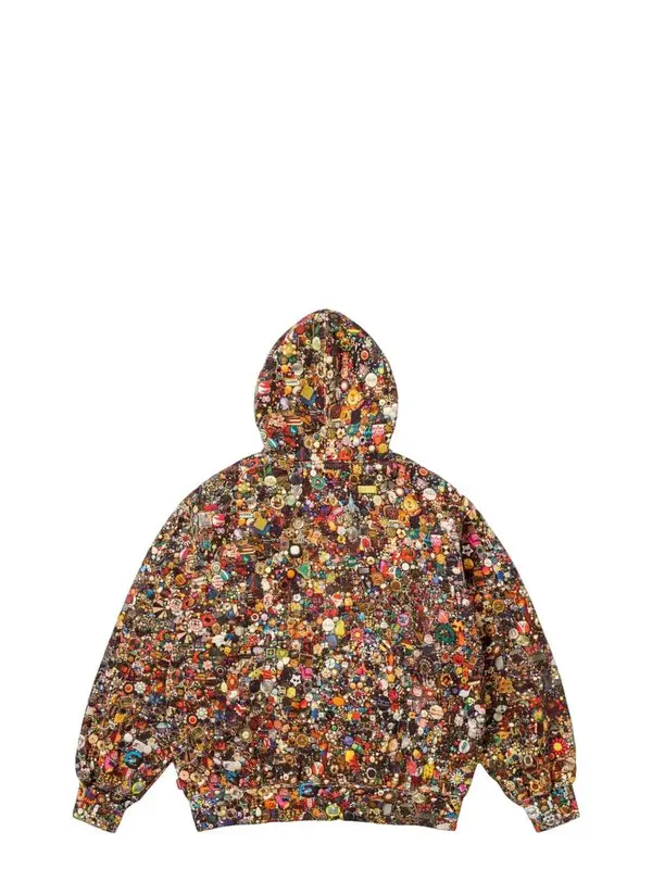 Supreme X Mike Kelley Graphic-print Hoodie - Brown