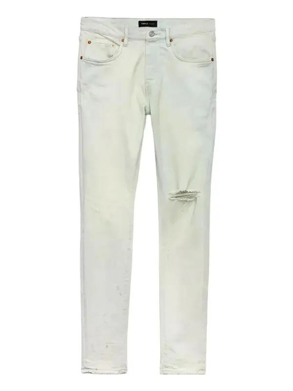 PURPLE BRAND P001 Knee Slit Jeans - Blue