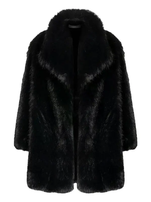 NINEMINUTES The Marilyn 25 Faux-fur Coat - Black