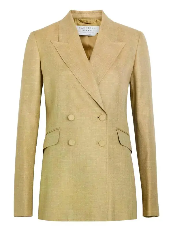 Gabriela Hearst Double-breasted Blazer - Neutrals