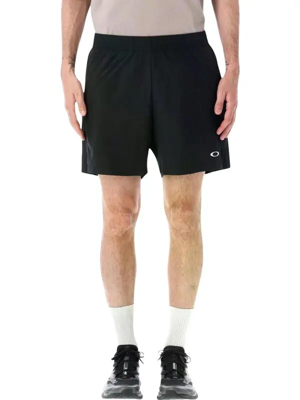 Oakley Shorts With Logo Print - Black